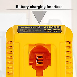 energup DC9310 Fast Battery Charger for Dewalt 7.2V-18V XRP NI-CD NI-MH Battery DC9096 DC9098 DC9099 DC9091 DC9071 DE9057 DW9096 DW9094 DW9072
