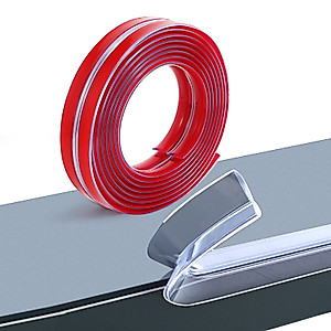 Upgrade Baby Proofing - Soft Edge Corner Protector, PVC Edge Protector Strip, 6.6ft Corner Protectors for Furniture Against Sharp Corners for Cabinets, Drawers, Tables, 0.78 inch x 0.78 inch Width