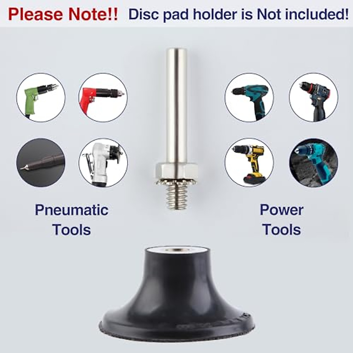 SPEEDWOX 50Pcs 2" 120 Grit Roll Lock Quick Change Discs Aluminum Oxide Coated Die Grinder Accessories Aluminum Oxide Sandpaper Disc Roll Lock Sanding Discs Quick-Change Sanding Discs