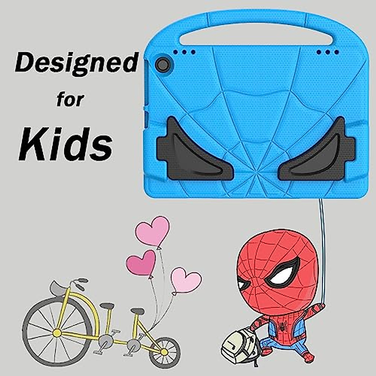 Amazon Fire Max 11 Tablet Case for Kids (13th Generation, 2023 Release), Patamiyar Lightweight Shockproof Kids Case with Handle Stand for Kindle Fire Max 11 Tablet - Blue