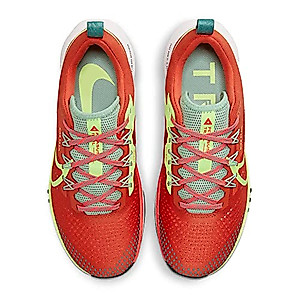 Nike Women's React Pegasus Trail 4 Running Shoes (Mantra Orange/Enamel Green/Bicoastal/Ghost Green, us_Footwear_Size_System, Adult, Women, Numeric, Medium, Numeric_9)