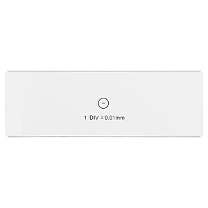 AmScope MR095 Microscope Stage Calibration Slide for USB Camera 0.01mm Stage Micrometer