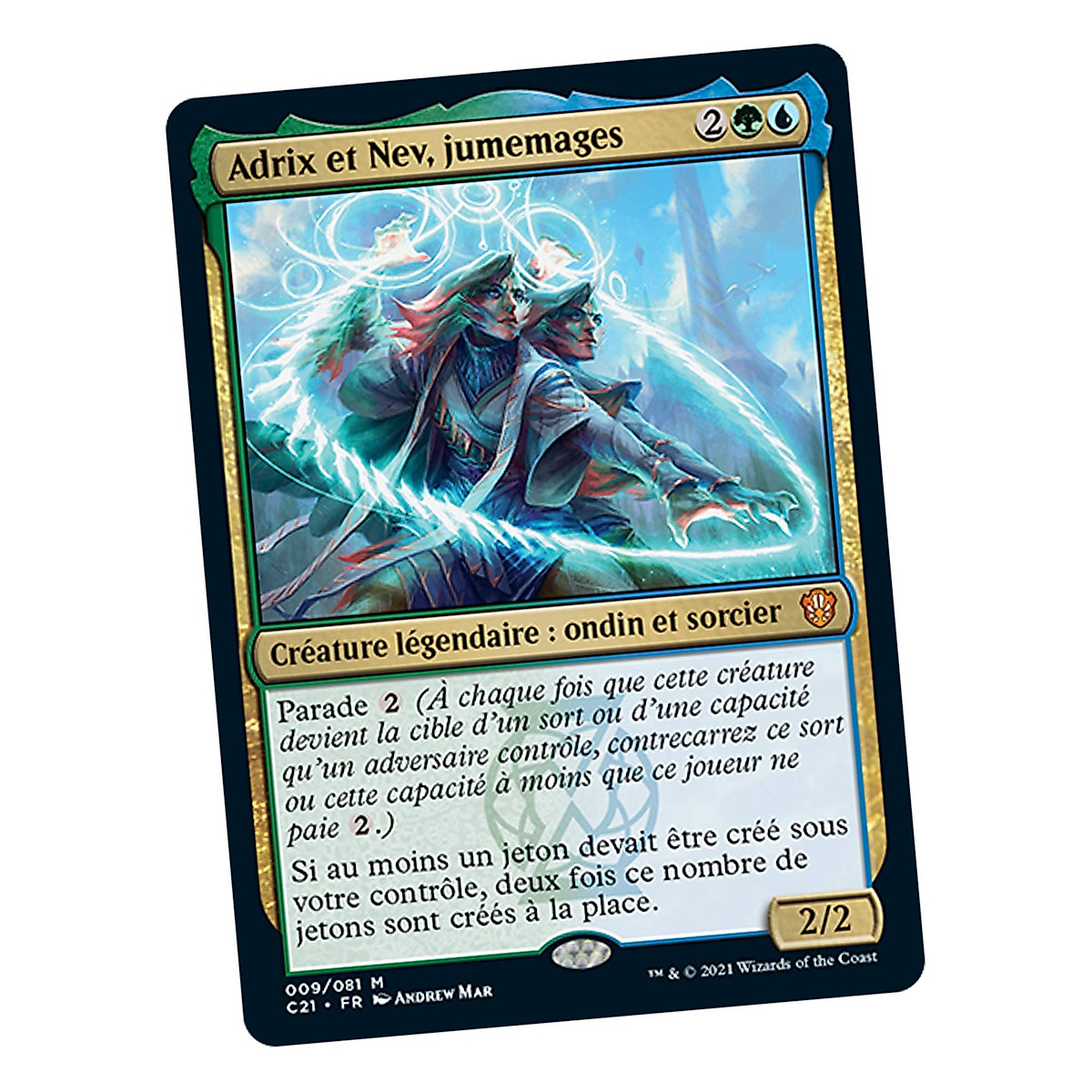 Magic: The Gathering quantique Deck Commander Strixhaven-Quandrix Quantum (Blue-Green)