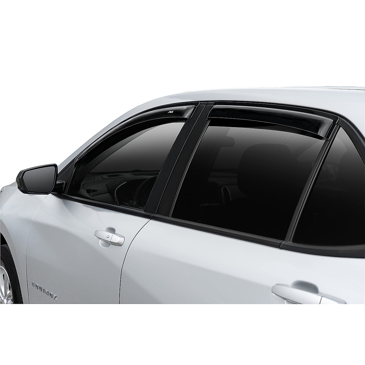 Auto Ventshade [AVS] Ventvisor / Rain Guards | Outside Mount | Smoke, 2 pc. | 92127 | Fits 1994 - 2003 Chevrolet S10/GMC Sonoma, 1995 - 2005 S10 Blazer/S15 Jimmy, 1996 - 2000 Isuzu Hombre