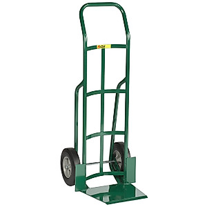 Little Giant T-360-10 Shovel Nose Hand Truck with Continuous Handle, 800 lb Capacity, Green