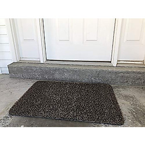 CLEAN MACHINE 10376921 High Traffic Astroturf Dirt Trapper Doormat, 23.5" x 35.5", Desert Taupe