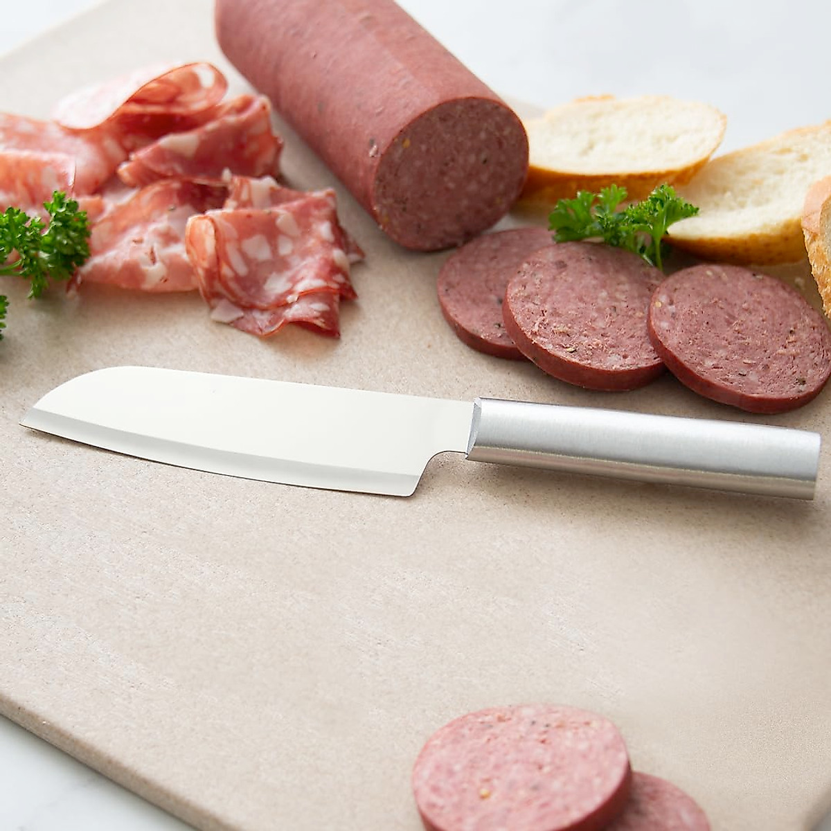 Rada Cutlery Cook’s Utility Knife – Stainless Steel Blade With Aluminum Handle Made in the USA, 8-5/8 Inch