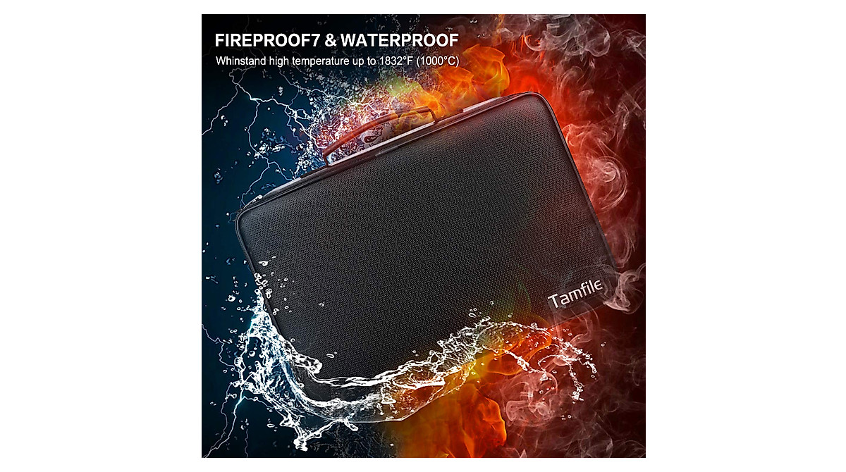 Fireproof Battery Organizer - Safe & Waterproof Storage Case