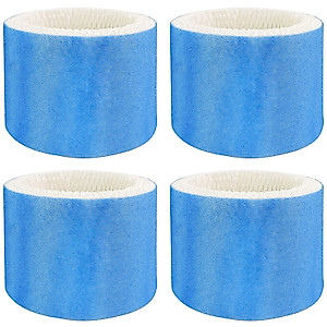 Funmit Humidifier Filters Replacement for Honeywell Humidifier Filter HAC-504 HAC-504AW and Honeywell Filter A, Replacement for Honeywell HCM-350 HCM-500 HCM600 Cool Mist Humidifiers, 4 Pack, Blue