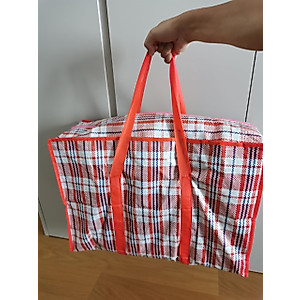 3 pack Woven Moving Storage Bags - Waterproof, Tear-Resistant, Foldable with Dual Zipper - Sizes: 132L, 103L, 58L - For Moving, Office, Bedroom, College Dorm, and Outdoor Use