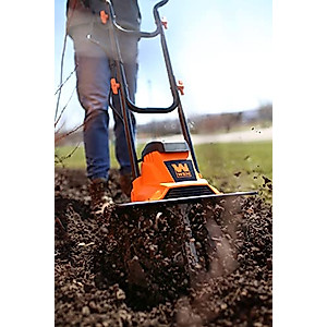 WEN TC1014 10-Amp 14-Inch Electric Tiller and Cultivator, Black