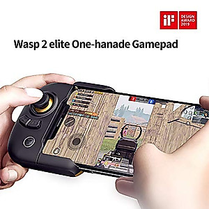 Flydigi Wasp 2 Elite One-Handed Mobile Gaming Controller for Android for FPS Gaming