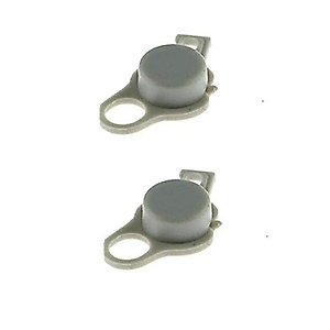 2PCS C-Stick C Key Cap Analog C Joystick Stick Cap for Nintendo New 3DS / New 3DS XL LL (Gray)