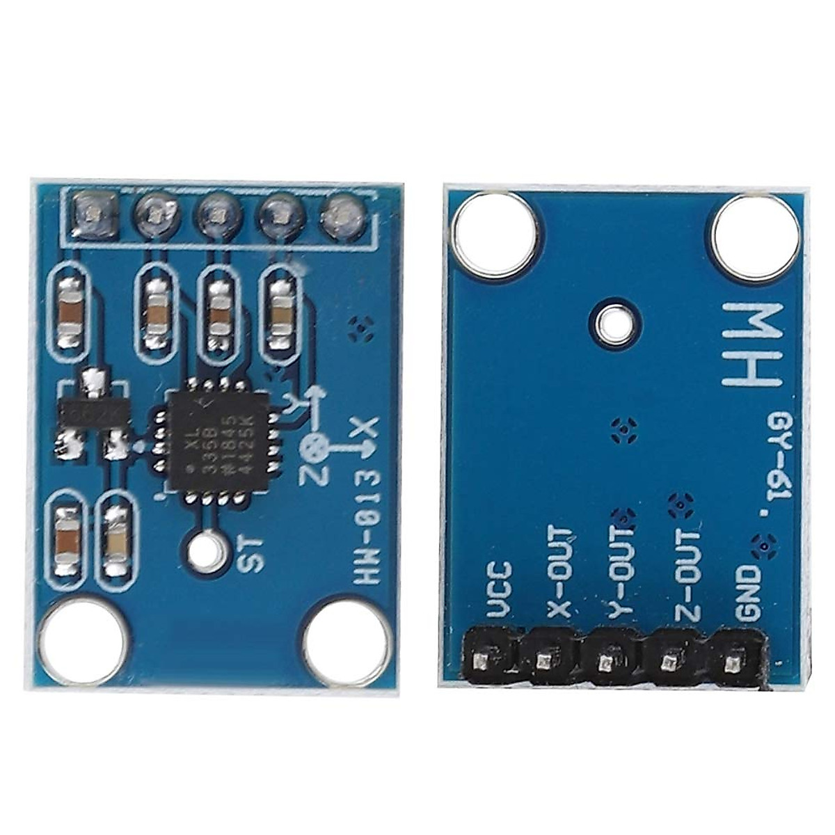 Accelerometer Module ADXL335(Welded), for , 3 Axis Tilt Angle Sensor, Small Size, Thin, Low Power Consumption, Measuring Static Gravitational and Dynamic Acceleration