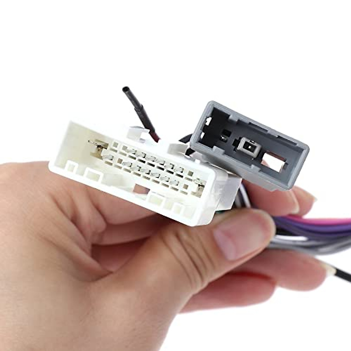 16 Pin Car Radio Stereo Power Harness Loom Wire for Nissan Altima Juke Teana Sunny Subaru Forester Adapter w/Radio Antenna Adapter for Aftermarket Android Radio GPS NAVI