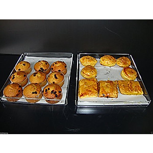 Displays2buy Acrylic Pastry Bakery Donut Bagels Cookie Display Case w/3 trays