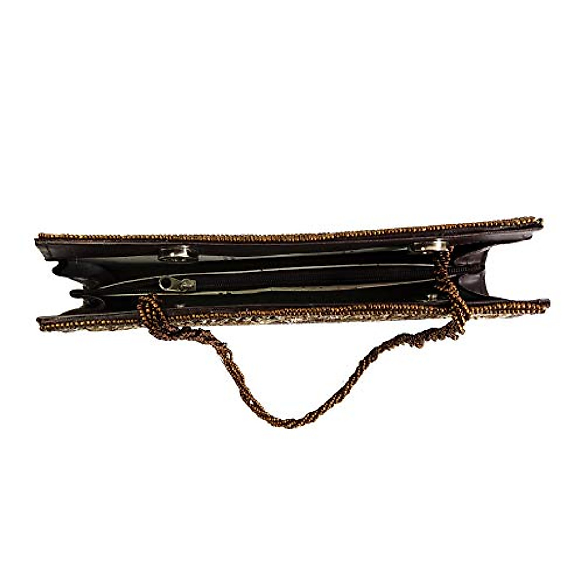 CRAFT BAZAAR Handmade Bead Wristlet Clutch Purse For Women, Evening Purse For Parties, Brides, Festivals