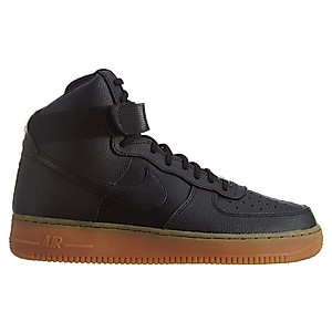 NIKE Air Force 1 Hi Women US 12 Black Basketball Shoe