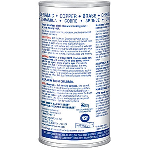 Bar Keepers Friend Superior Cookware Cleanser & Polish | 12-Ounces | 1-Unit