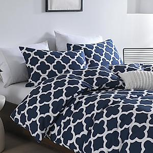 Rosecret Green Duvet Cover Queen Szie,Ultra Soft and Cooling,100% Viscose Derived from Bamboo,1 Duvet Cover 2 Pillowcases with Corner Ties,Button Closure,Teal Green(Queen)