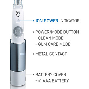 IONIC KISS IONPA DM Pink Compact Ionic Power Electric Toothbrush with Travel Cap, Brushing Timer, 2 Modes, 2 Soft Extended Filament Brush Heads Made in Japan, KISS You Outdoor DM-011PG