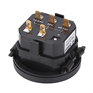 Cart Battery Meter: 12V/24V/36V/48V/72V Battery Indicator LED Digital Battery Indicator Meter Gauge for Golf Cart