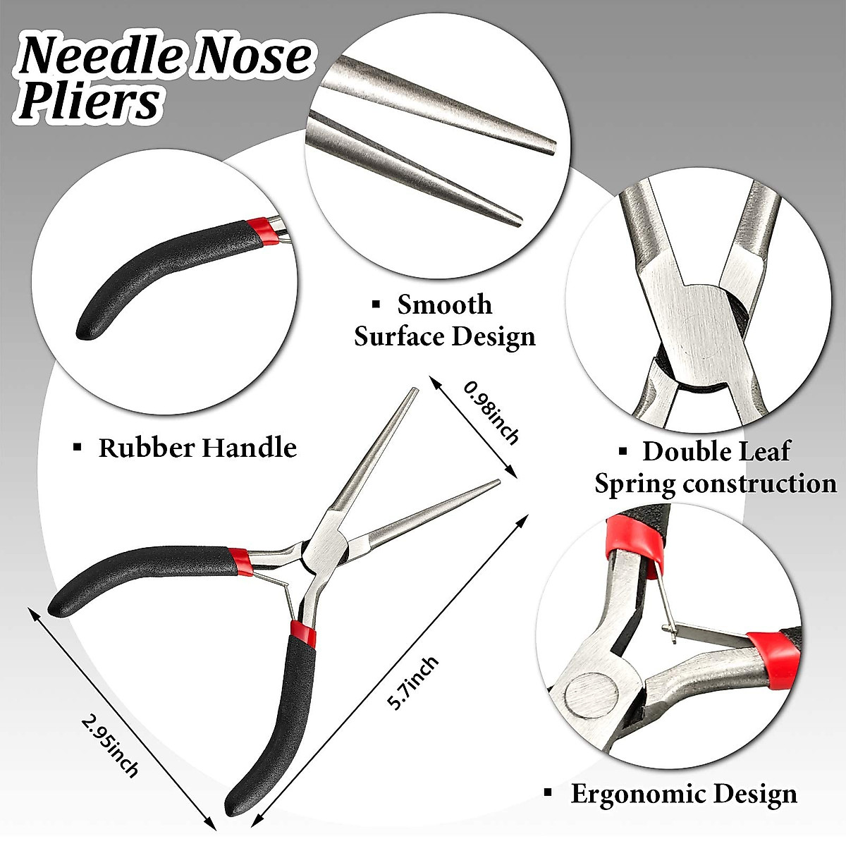 10 Pieces Metal DIY Model Tool Sets Tab Edge Cylinder Cone Shape Bending Assist Tools and Nozzle Pliers Flat Nose Pliers Needle Nose Pliers for 3D Metal Jigsaw Puzzles Assembly