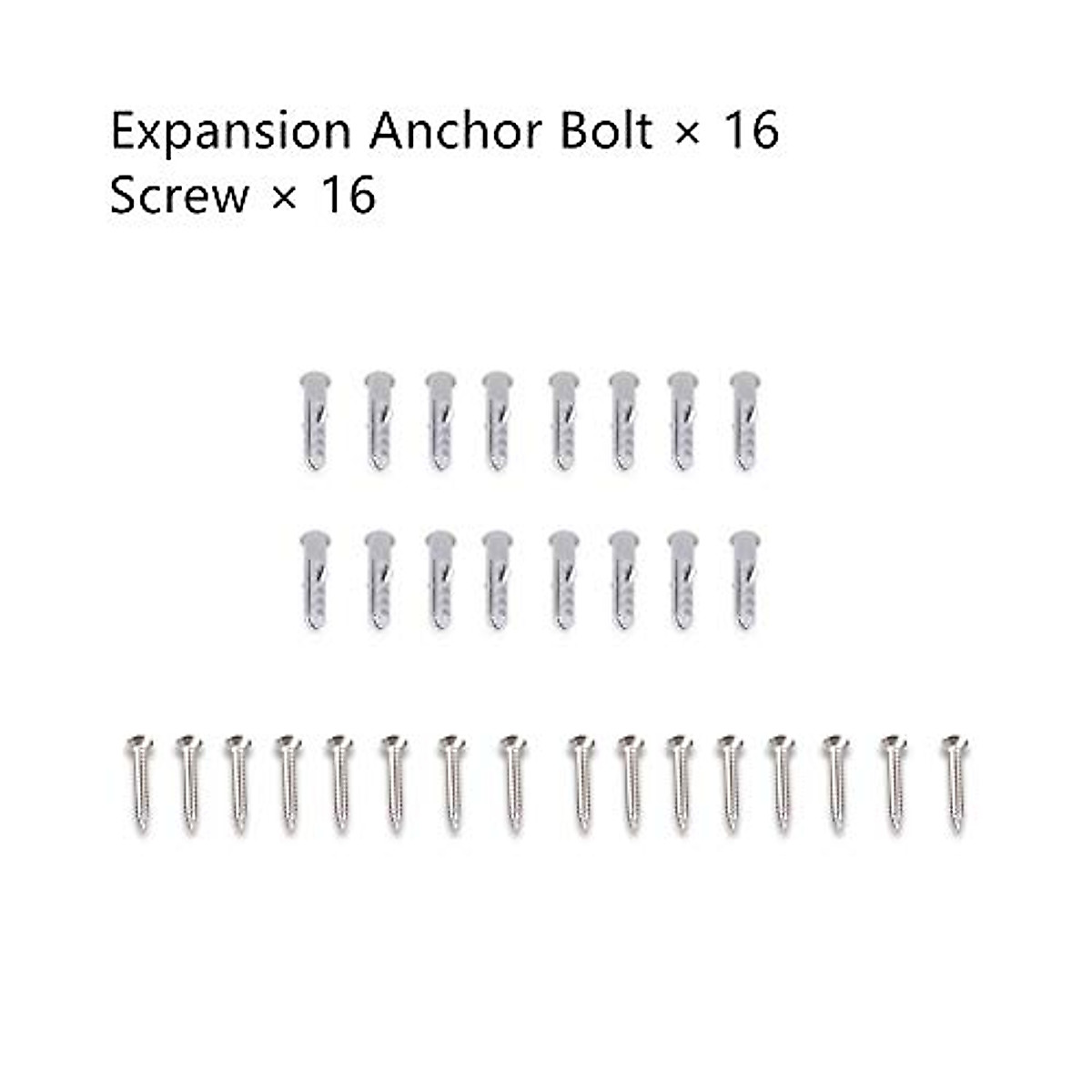 Tiberham Sun Shade Sail Hardware Kit, Heavy Duty Anti-Rust Rectangle/Square Shade Sail Installation for Patio Lawn and Garden (44 Pcs)