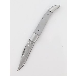 San Mai Damascus Folding Pocket Knife Blanks - Hunting - Fishing - Camping - Outdoors - Custom (SC53)