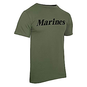Rothco P/T T-Shirt - Marines/Od, X-Large