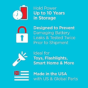 Rayovac AA Batteries, Double A Battery Alkaline, 60 Count