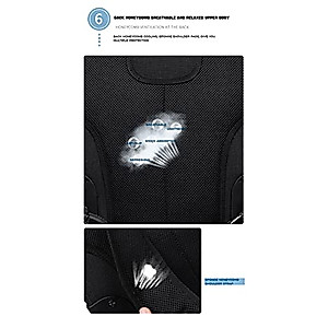 Waterproof Rolling Laptop Backpack Wheeled Carry-on Trolley Luggage,Business Travel Backpack,Multipurpose Waterproof Wheeled Backpack for Men and Women (Blue)