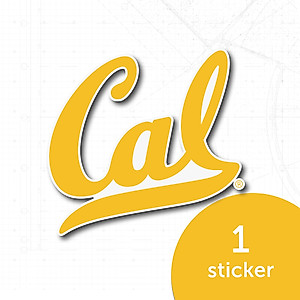 Desert Cactus Berkeley University Sticker of California Golden Bears Vinyl Decal Laptop Water Bottle Car Scrapbook (IND 00002a)