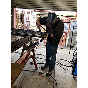 MaxWorks 80703 Heavy Duty 40 Foot 8 AWG/3C 6-50 Nema R Plug Lighted Welding Cord with ETL Approved