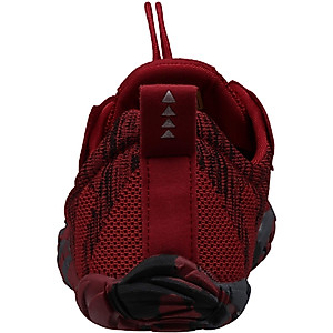 Joomra Womens Barefoot Road Running Shoes Size 8.5 Minimalist Wide Camping for Ladies Zero Drop Fitness Jogging Hiking Trekking Toes Workout Trail Sneakers Red 39