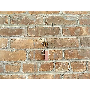 NAHANCO 610EC12 Boot Clip Hanger, Brushed Chrome, Metal Clip, 4.5” (Pack of 12)