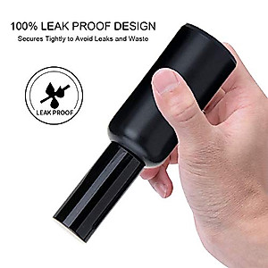 Cocktail Atomizer Sprayer - 1.7OZ / 50ml, Cocktail mister Vermouth Spritzer Bitters Spray Bottle for Cocktails Portable Perfume Refillable Sprayer, SC008 (Black)