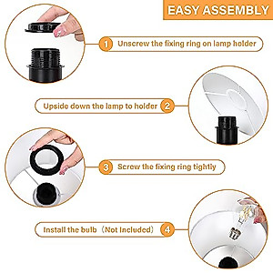 Small Beside Table Lamp, Wood Tripod Table Lamp with White Fabric Shade, Cute Boho Nightstand Lamp, Minimalist Desk Lamp for Bedroom, Living Room, Nursery, Kids Room, Office, Dorm, Bulb Not Included