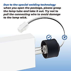 ANTOBLE 6472-841 Clear Ray XL Bulb Pool Spa Hot Tub UV Bulb Replacement for Jacuzzi and Sundance Spas Clearray Water Purification System