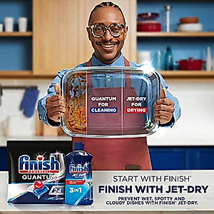 Finish Jet-Dry Rinse Aid, Dishwasher Rinse Agent & Drying Agent, 8.45 Fl Oz (Packaging May Vary)