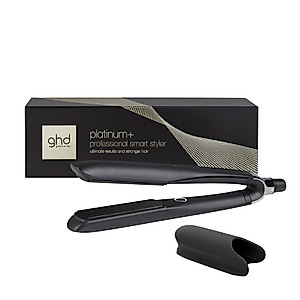 ghd Platinum+ Styler ― 1" Flat Iron Hair Straightener, Professional Ceramic Hair Styling Tool for Stronger Hair, More Shine, & More Color Protection ― Black