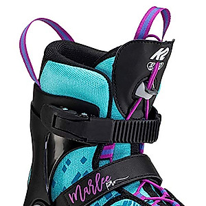 MMY K2 Mädchen Marlee Pro Inline Skates, Lt Blue_Purple, 1-5