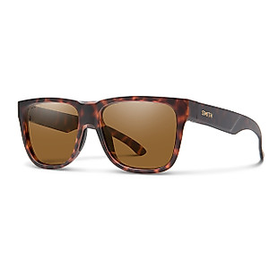 SMITH Lowdown 2 Sunglasses – Performance Sports Active Sunglasses For Running or Everyday Wear – For Men & Women – Matte Tortoise + Brown ChromaPop