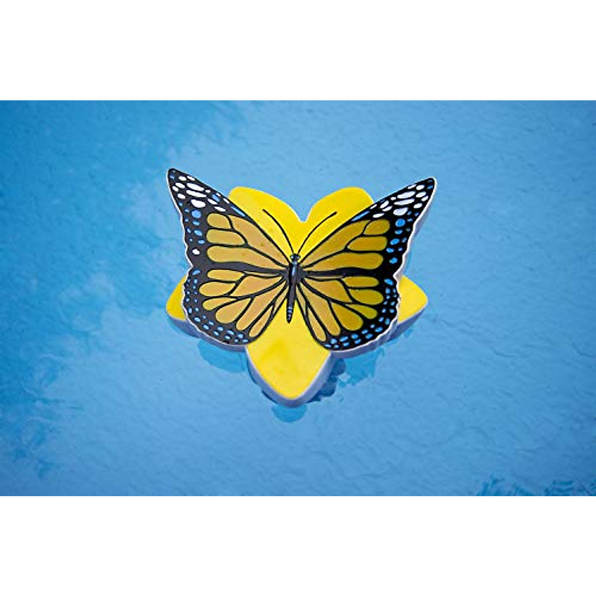 Poolmaster Chlorine Dispenser for Swimming Pools and Spas, Yellow Butterfly