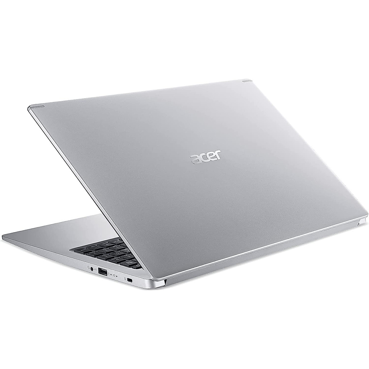 Acer 2023 Newest Aspire 5 15.6 Inch Slim Laptop, AMD Ryzen 5 5500U Hexa-Core Processor, 8GB RAM, 256GB SSD Storage, FHD IPS Display, WiFi 6, Backlit Keyboard, Windows 11 Home, Siver, w/Saz USB Cable