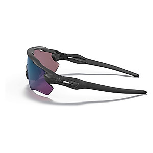 Oakley Men's Radar EV Path Sunglasses Polarized Rectangular, Matte Black w/Prizm, 38 mm