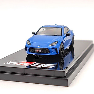 Hobby Japan 1/64 for Toyota GR86 RZ 3BA-ZN8 HJ641048ABL Diecast Toys ModelsCar Gifts Blue