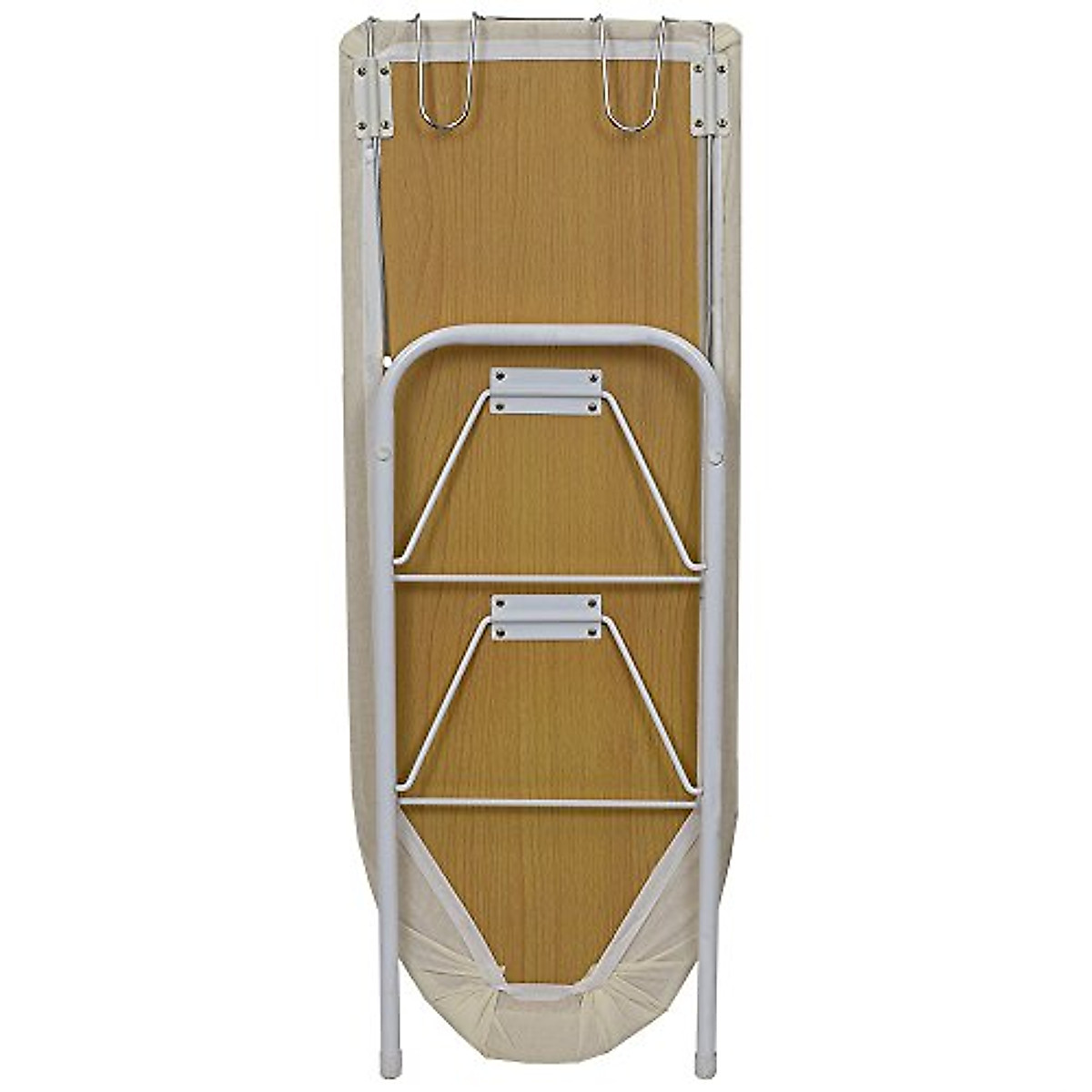 Sunbeam Home Basics Tabletop Convenient & Portable Ironing Board with Folding Legs and Iron Rest 12x32, Beige