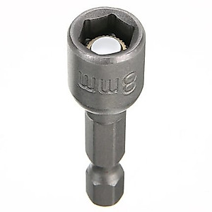 Hex Magnetic Power 8mm 5/16 Socket Adapter Drill Bit Nut Driver Set 1/4 inch Hex for Power Tools, 10-Piece