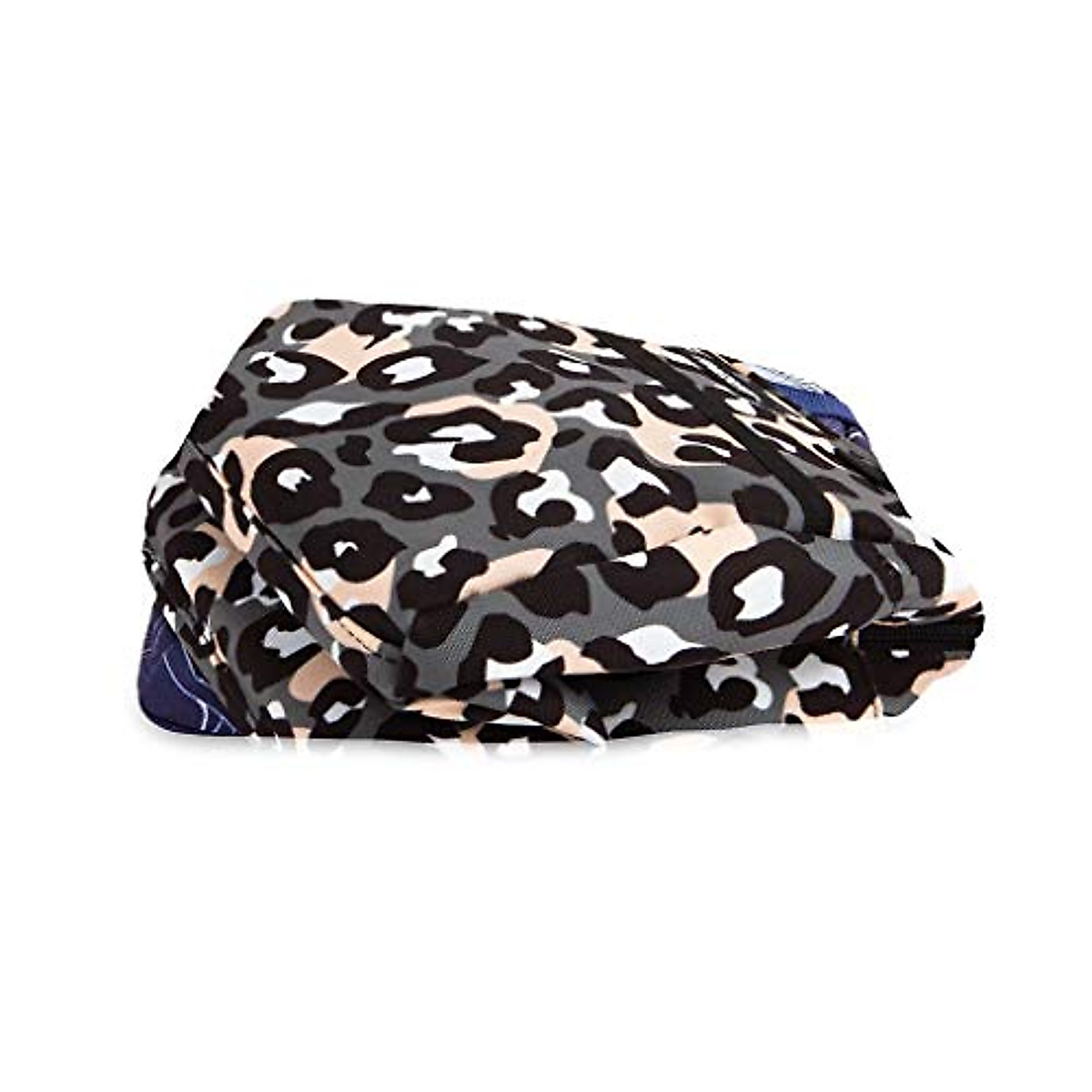 PackIt Freezable Hampton Lunch Bag, Wild Leopard Gray, Built with EcoFreeze Technology, Collapsible, Reusable, Zip Closure with Front Pocket and Shoulder Straps, Perfect for Tweens and Adults